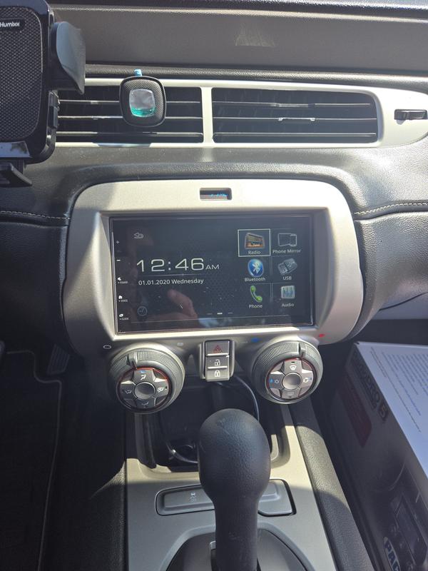 Chevy Camaro 2010 15 6.8 Inch Double DIN Radio Kit