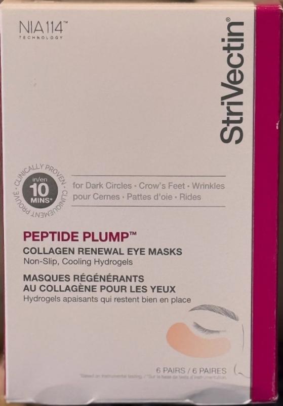 StriVectin Peptide Plump Collagen Renewal Eye Masks, 6 pairs - Macy's