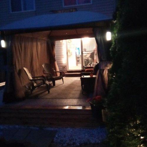 Sunjoy 13.2-ft x 11-ft Rectangle Tan and Brown Metal PVC Coated ...