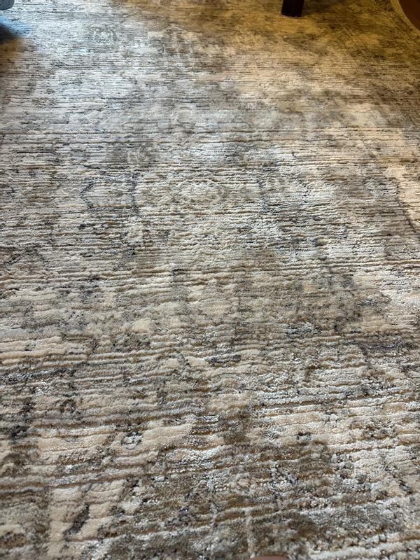 Livabliss Edmonton 5 x 7 (ft) Flatweave Light Gray Rectangular Indoor ...