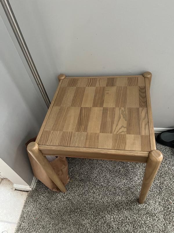 Livabliss x Becki Owens Brisa 22-in W x 23-in H Grain Tan Wood veneer ...