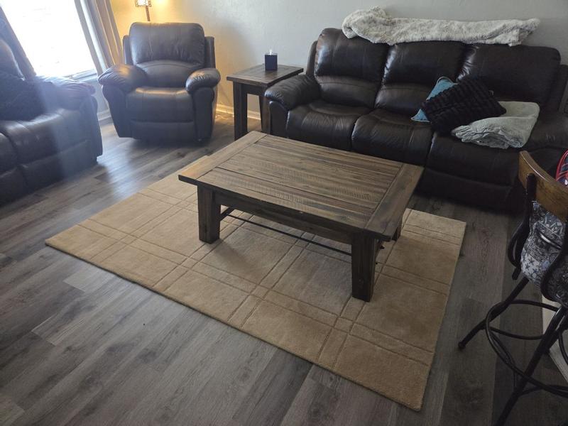 Livabliss Brook 2 x 3 (ft) Tufted Wool Blue Rectangular Indoor Stripe ...