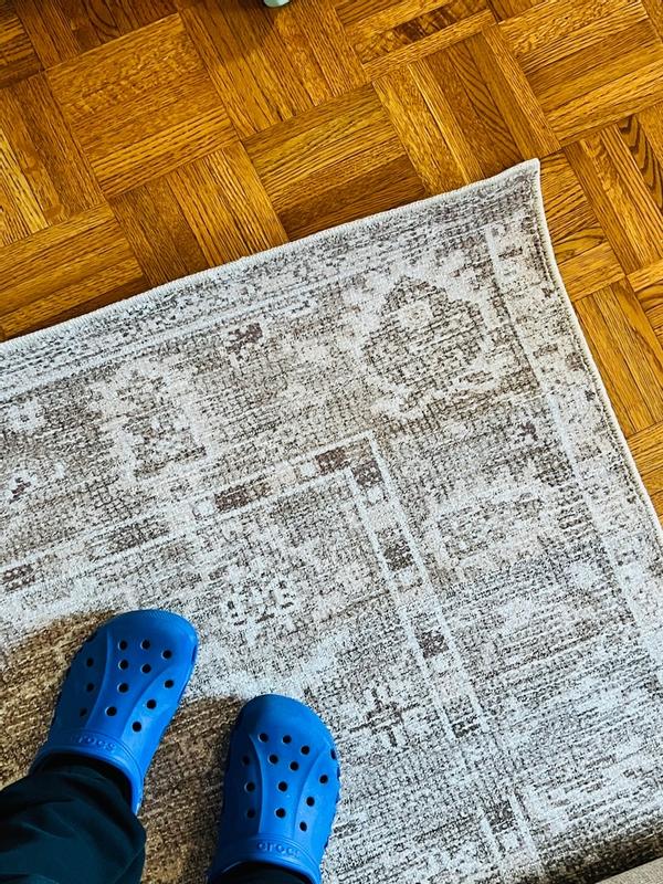 Livabliss x Galey Alix Collins Avenue 6 x 9 (ft) Flatweave Gray ...