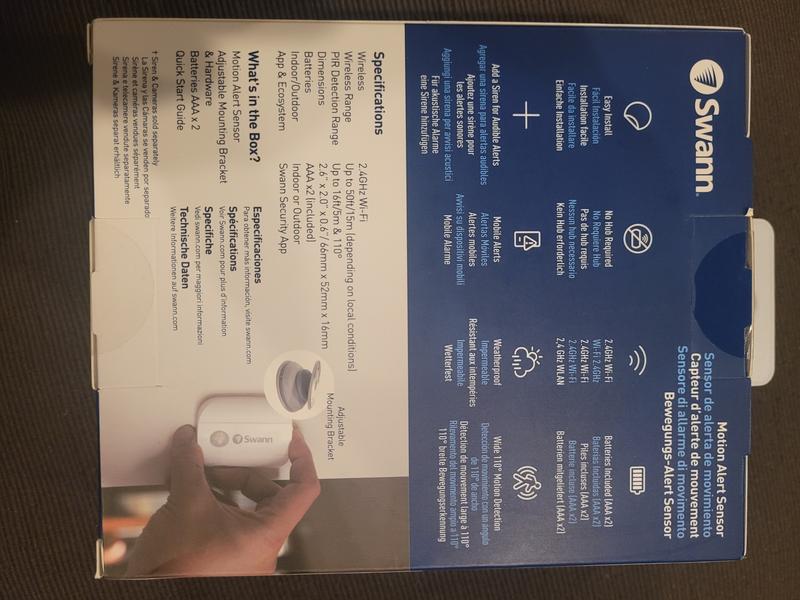 Swann Security - WiFi PIR Motion Sensor - Indoor - Voice Controlled ...