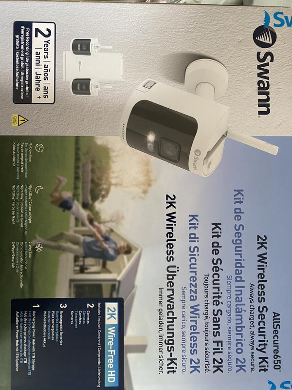 AllSecure650 2K Wireless Security Kit With X Wire-Free