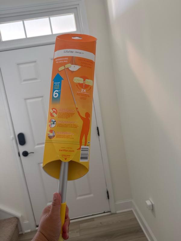 Swiffer Dusters Heavy Duty Kit Poly Fiber Extendable Dusting Wand ...