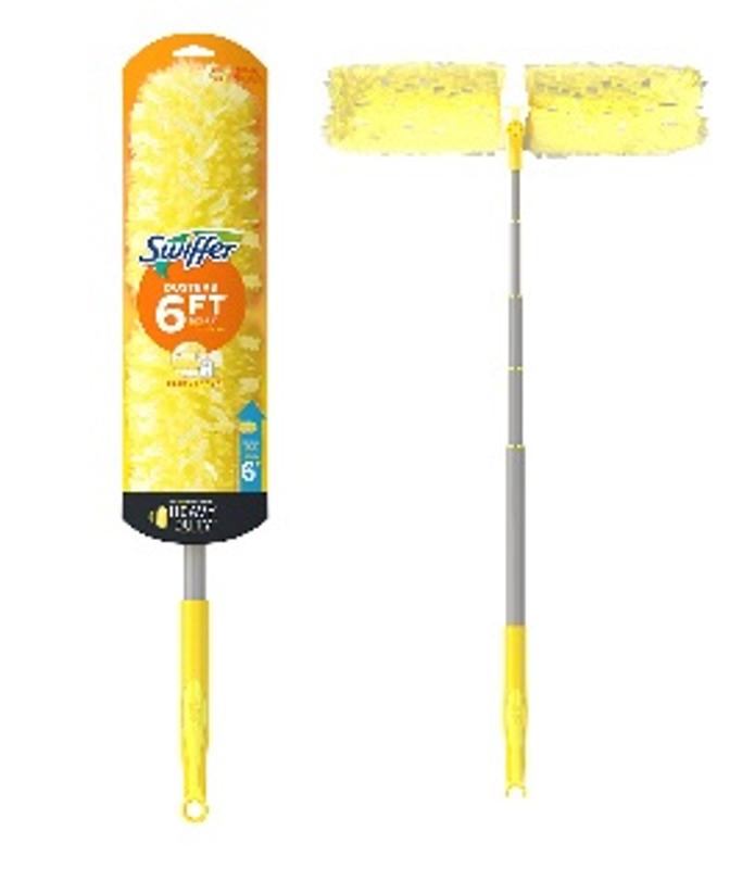 Swiffer Dusters Heavy Duty Kit Poly Fiber Extendable Dusting Wand ...
