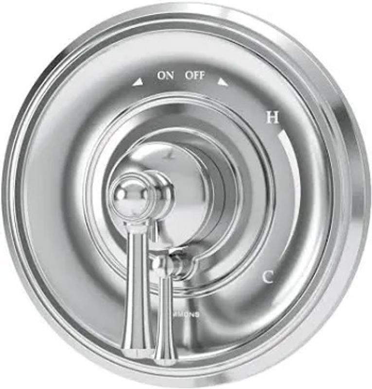 Symmons Braston Polished Chrome 1 -Handle Lever Shower Faucet Handle in ...