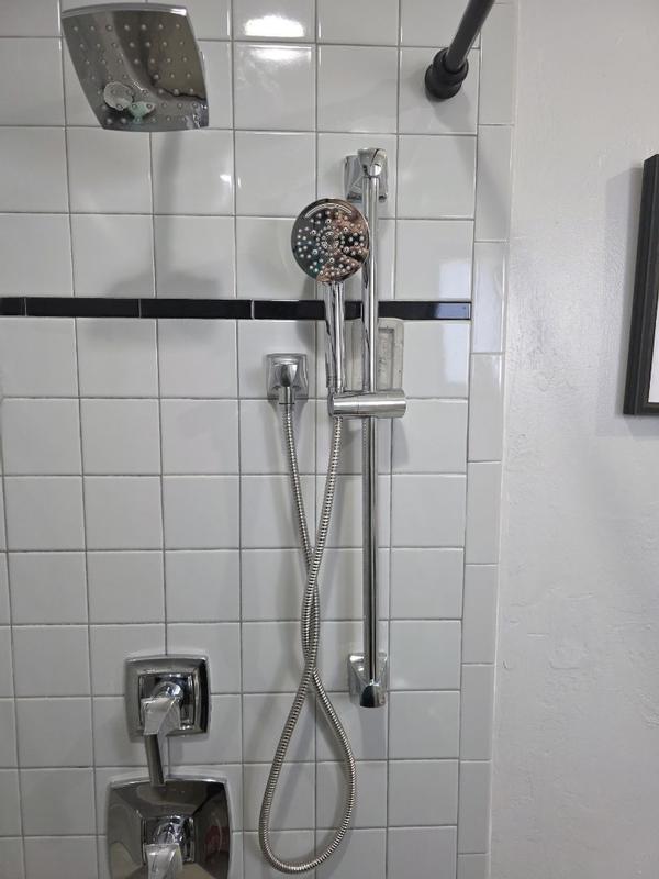 Symmons Oak Satin Nickel 5-in Dual Head Built-In Shower Faucet System ...