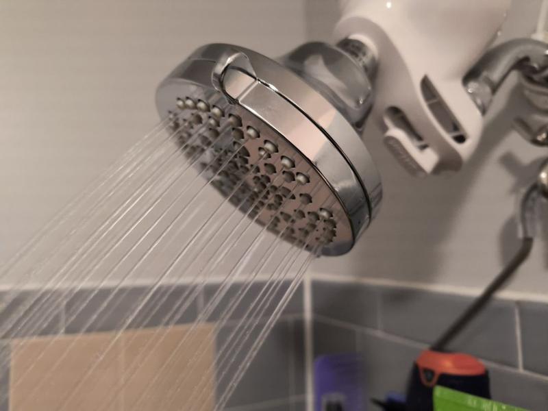 Symmons Elm Matte Black 1-handle Multi-function 3.94-in Round Shower ...