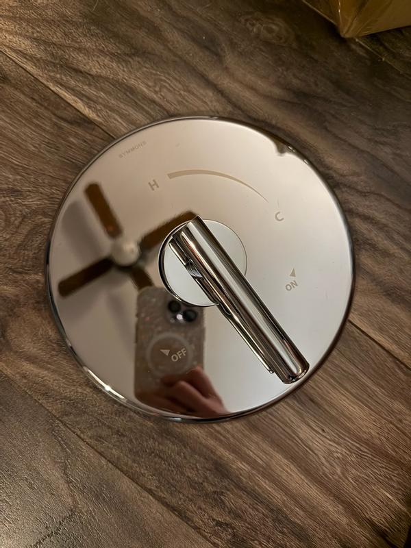 Symmons Dia Matte Black 1 -Handle Lever Shower Faucet Handle in the ...