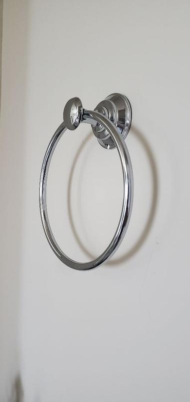 Symmons Braston Brushed Bronze Wall mount Single Towel Ring in the ...