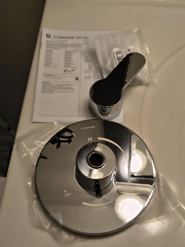 Symmons Identity Satin Nickel 1 -Handle Lever Shower Faucet Handle in ...