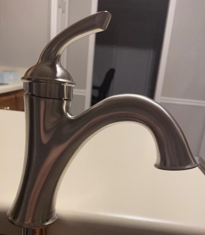 Symmons Elm Matte Black Single hole 1-handle WaterSense High-arc ...