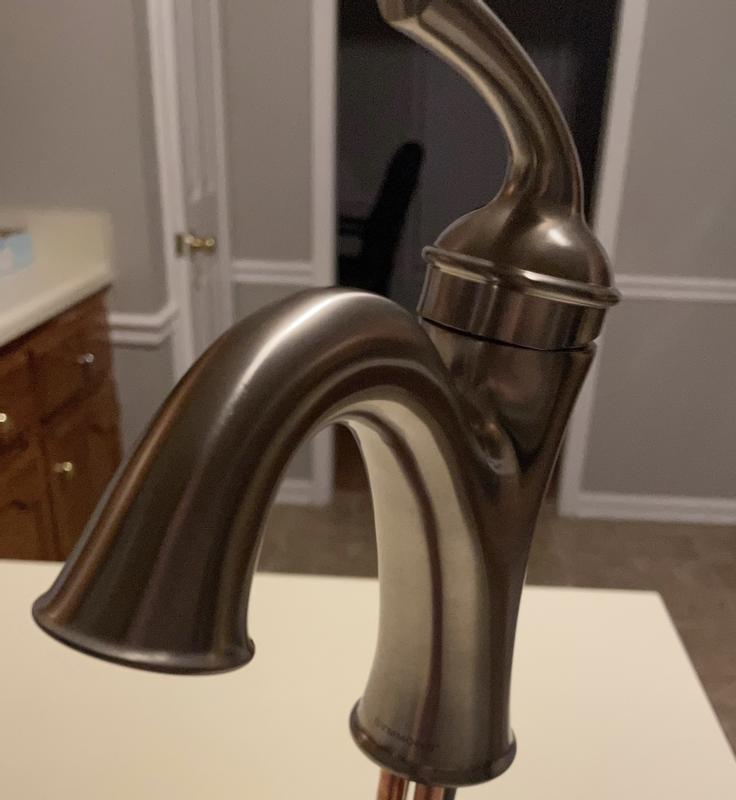 Symmons Elm Matte Black Single hole 1-handle WaterSense High-arc ...