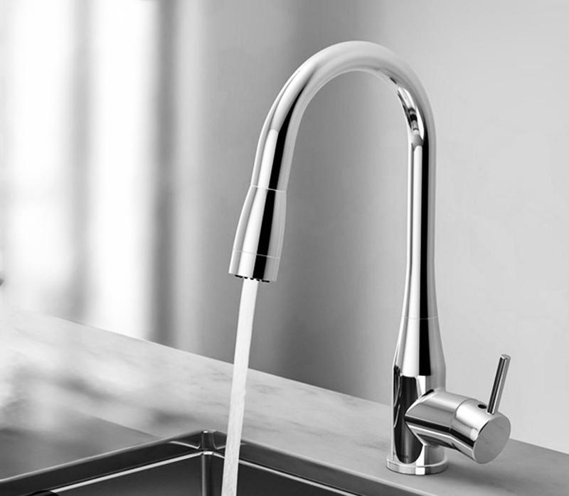 Symmons Sereno Stainless Steel Single Handle Filtered Kitchen Faucet ...