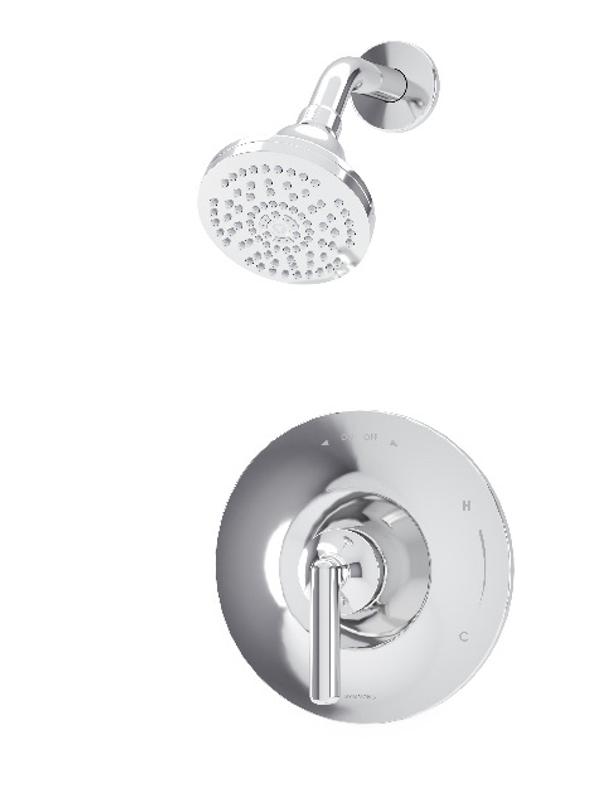 Symmons Birch Polished Chrome 1-handle Single function 4-in Round ...