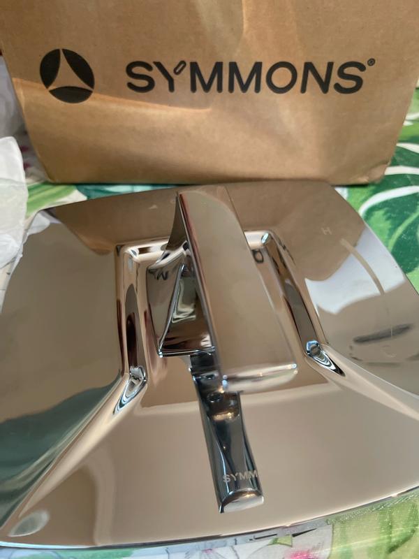 Symmons Oak Matte Black 1 -Handle Lever Shower Faucet Handle in the ...