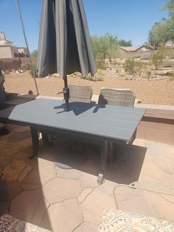 POLYWOOD Tables Rectangle Outdoor Dining Table 37.75-in W x 72.25-in L ...