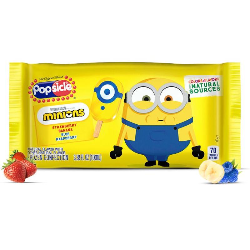 Popsicle Strawberry Banana and Blue Raspberry Ice Cream in the Snacks ...