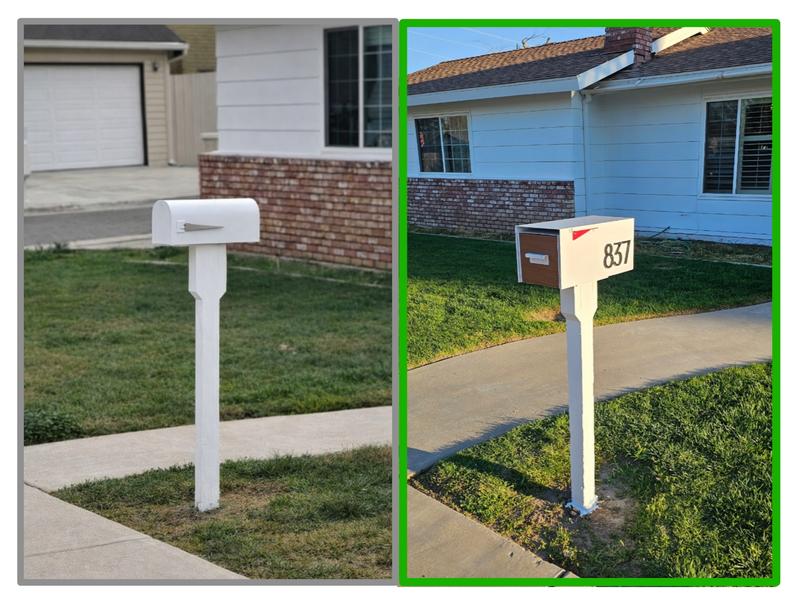 Post & Porch Brown Steel 4 X 4 Mount Mailbox Post MALONEWOOD-BROWN at ...