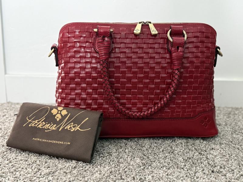 Patricia Nash Woven Augusta Medium Satchel Bag - Macy's
