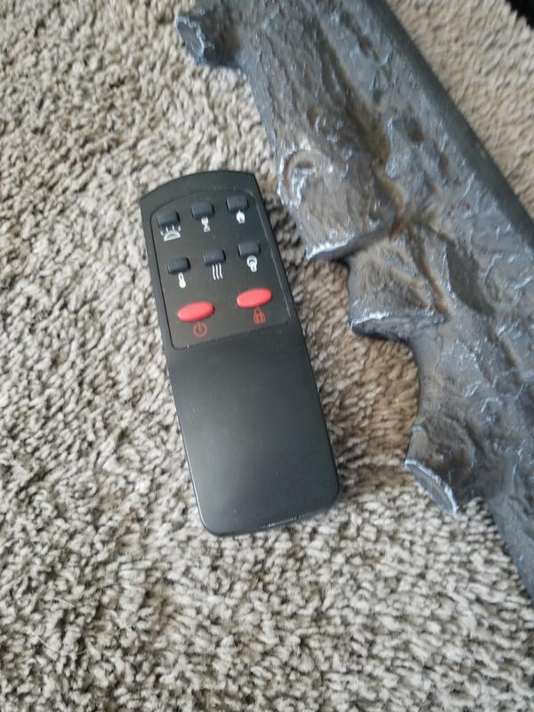 Prominence Home 50-in W Matte Black LED Wall-mount Electric Fireplace ...