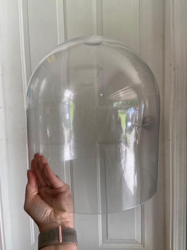 Prominence Home Hansley Matte Black Transitional Clear Glass Dome Led ...