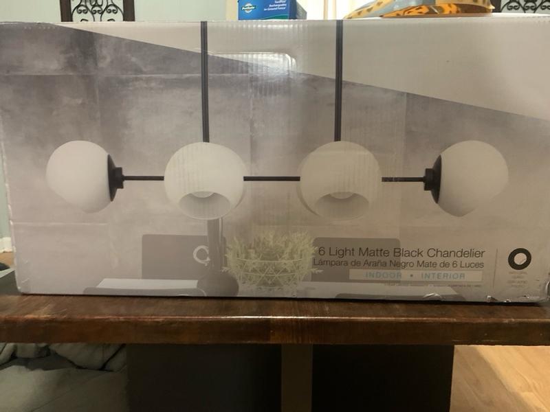 Prominence Home Stoll 6-Light Matte Black Modern/Contemporary ...