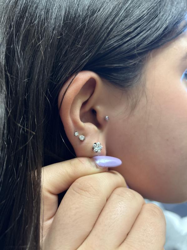 Celestial Sparkling Star Stud Earrings Sterling silver Pandora US
