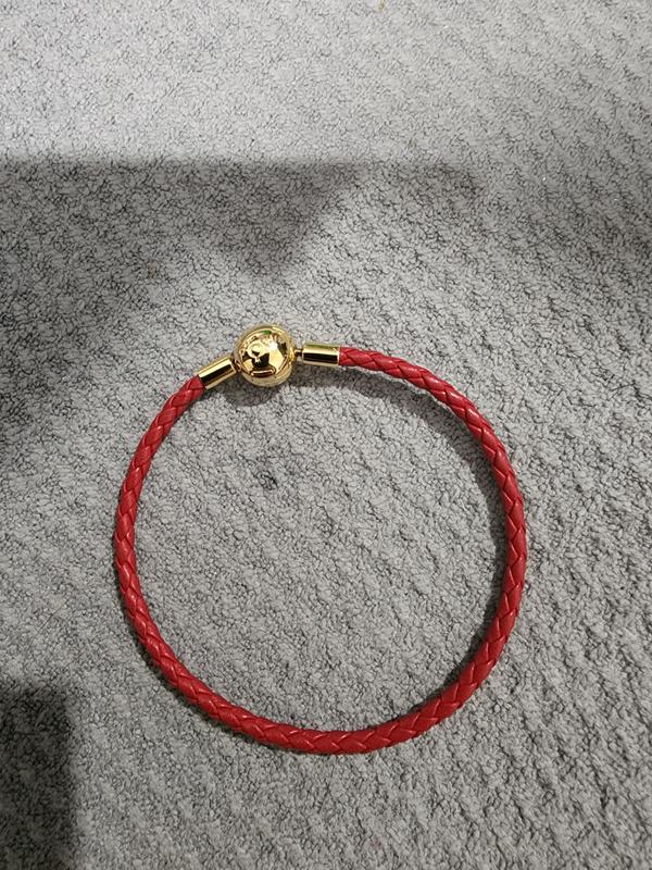 Pandora red woven bracelet store