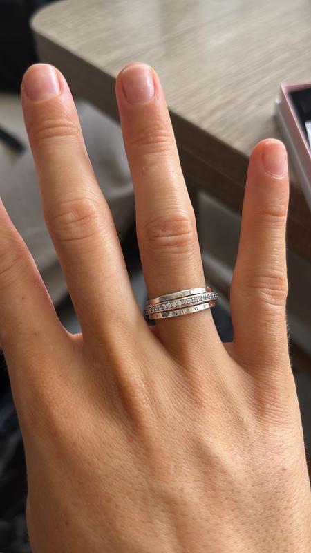 FINAL SALE Triple Band Pave Ring