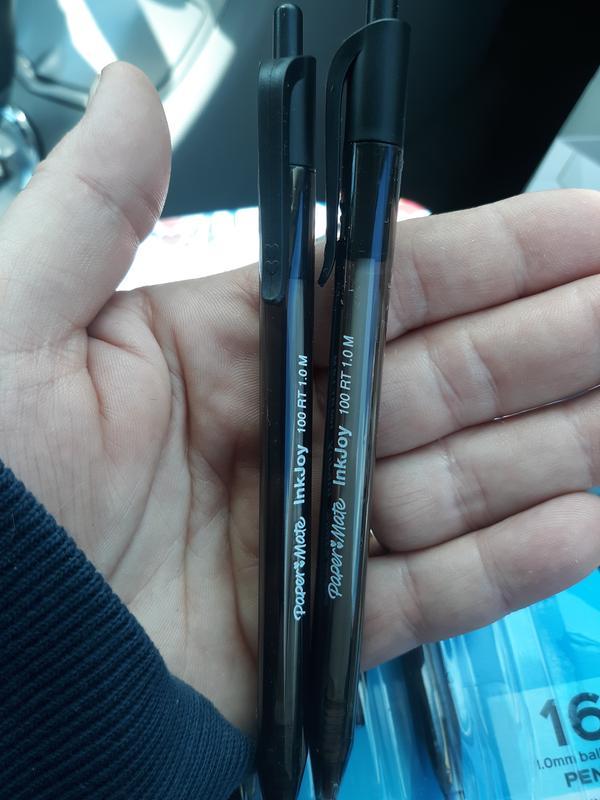 Paper Mate InkJoy 100RT Retractable Ballpoint Pens Medium Point 1.0mm Papermate
