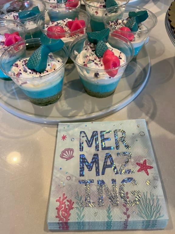Shimmering Mermaids "Mermazing" Square Paper Disposable Beverage ...