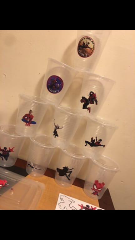 Black Light Neon Blue Plastic Cups, 50-ct | Party City