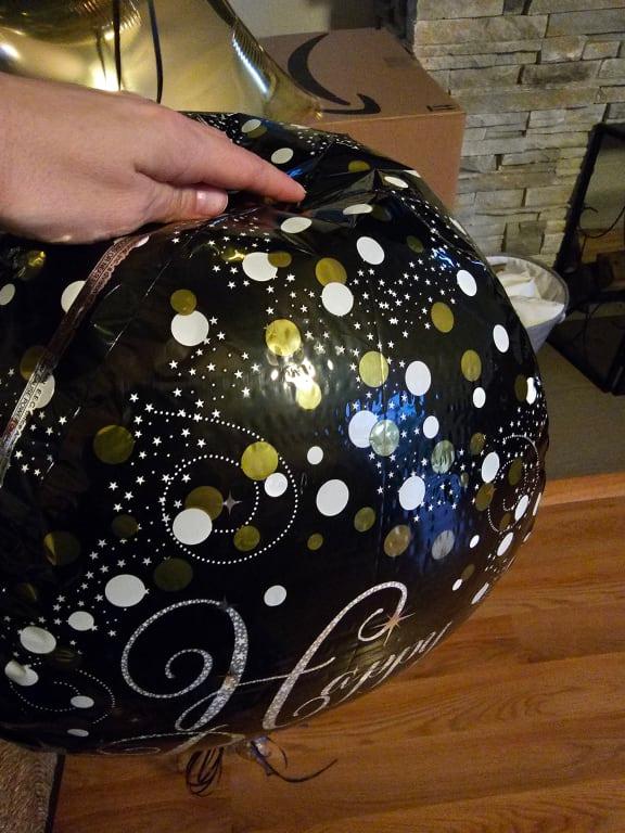 Sparkling Celebration "Happy Birthday" Star/Orbz Satin Foil Balloon ...