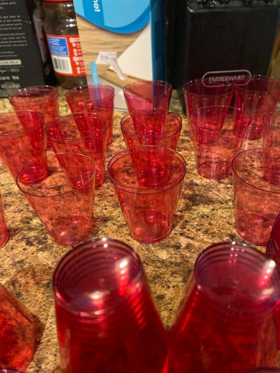 Big Party Pack Plastic Shot Glasses, Blue, 2-oz, 100-pk, for New Year's ...