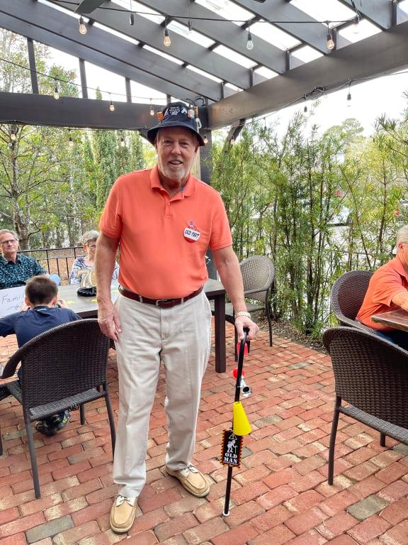 Over the Hill "Old Man Approaching" Old Man Novelty Walking Cane, Black ...