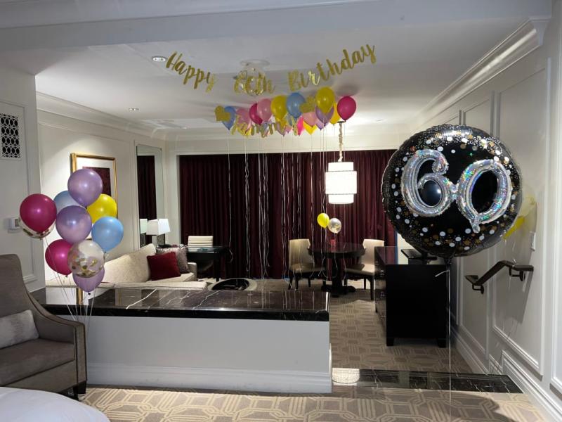 Ballon En Aluminium 3d Sparkling Celebration 60e Anniversaire Gonflage