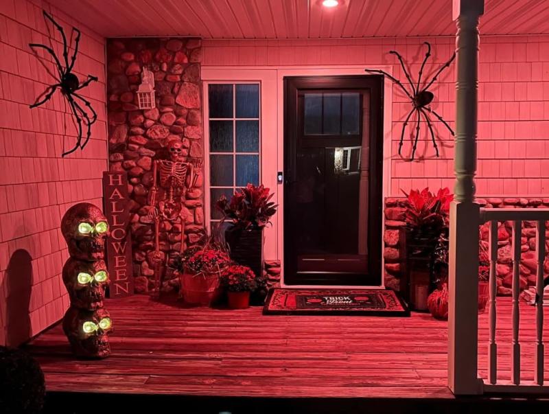 Skeleton Realistic Life-Size Human Prop, Gold, 60-in, Indoor/Outdoor ...