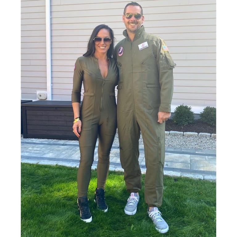 Women's Top Gun 2 Green Flight Suit Halloween Costume, Assorted Sizes ...