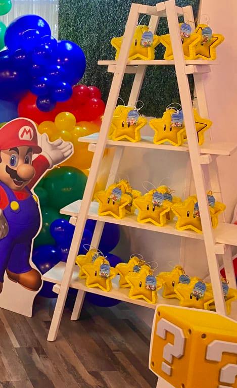 Nintendo Super Mario Bros Star Pinata Hanging Decoration, Yellow, 6.5 ...