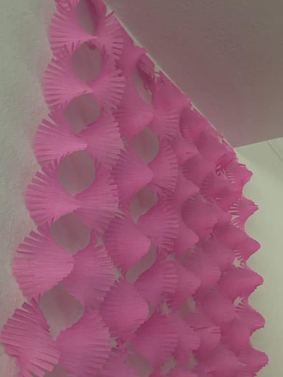 Hanging Fringe Paper Streamer Decoration, Assorted Colours, 30-ft, for ...