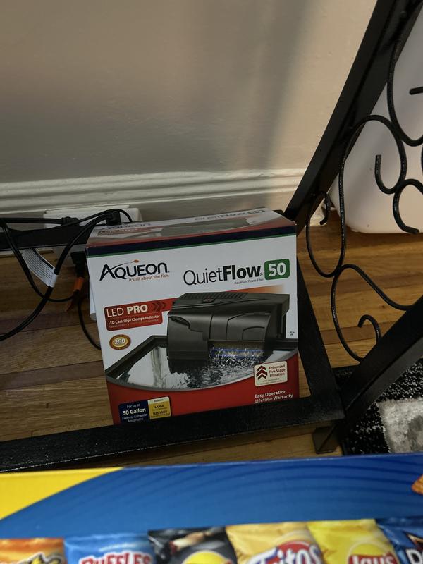 Aqueon QuietFlow LED PRO 50 Aquarium Power Filter | Petco