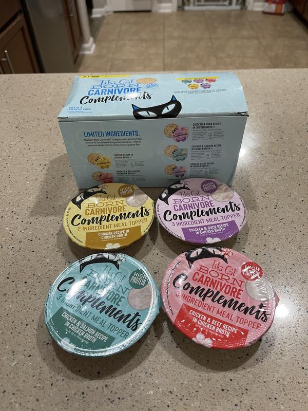 Tiki Cat Complements High-Protein Meal Topper Chicken & Salmon Recipe ...