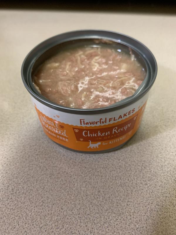 WholeHearted Grain Free Kitten Flakes Wet Cat Food Variety Pack, 2.8 oz ...