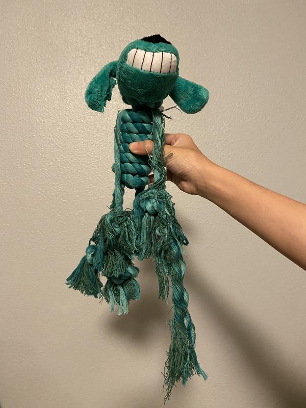 Multipet Loofa Rope Body Assorted Colors Dog Toy | Petco
