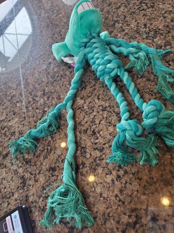 Multipet Loofa Rope Body Assorted Colors Dog Toy | Petco