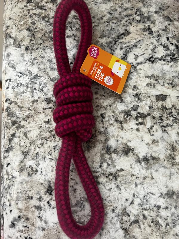 Leaps & Bounds Double Tug Rope Dog Toy, Small | Petco