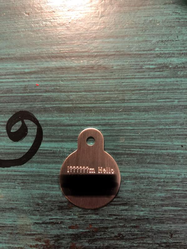 Quick-Tag Circle Personalized Engraved Pet ID Tag, Rainbow, Large | Petco